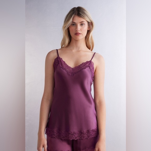 intimissimi | Tops | New With Tags Italy Intimissimi 0 Silk Lace ...